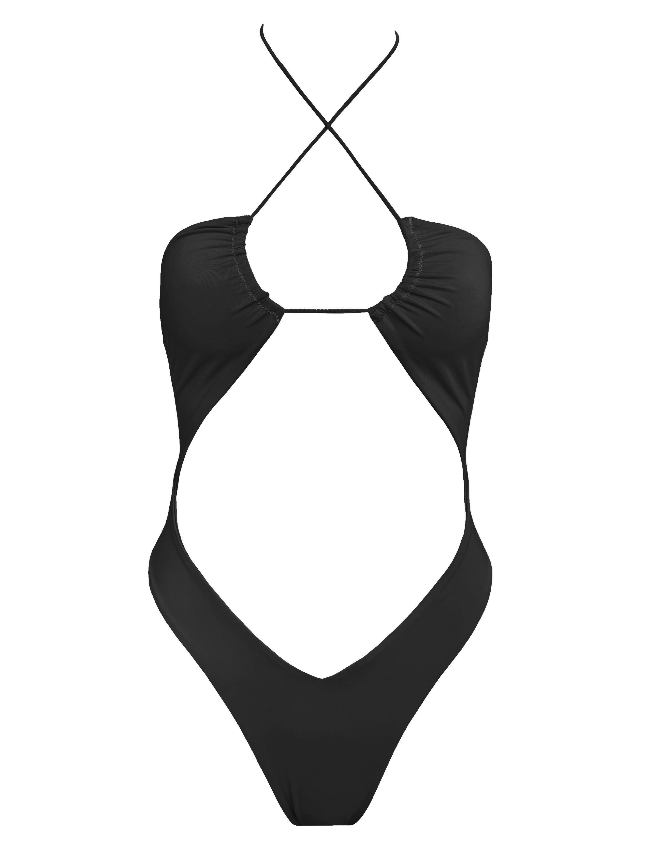 VESPER ONE PIECE | BLACK – SLATE SWIM